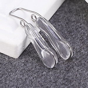 Lurrose Nose Shaper Lifter Clip Beauty Nose Up Lifting Silicone Rhinoplasty Nose Bridge Straightener Corrector Slimming Device for Women Ladies Transparent