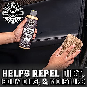 Chemical Guys HOL_113 Leather Lovers Kit for Leather Car Interiors, Furniture, Apparel, Shoes, Sneakers, Boots (Works on Natural, Synthetic, Pleather, Faux Leather and More) (5 Items), 16 oz, Black