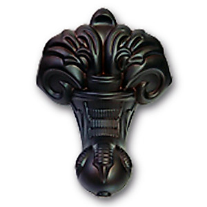 Freestanding 67" Acrylic Slipper Bath Tub with 7" Faucet Hole Drillings & Oil Rubbed Bronze Feet- "Miller"