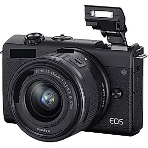 Camera M200 Mirrorless Digital Camera with 15-45mm Lens Camera Digital Camera (Color : White)