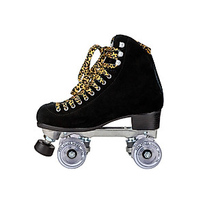 Moxi Panther Roller Skate - Fun and Fashionable Womens Roller Skates | Black Suede | Size 9