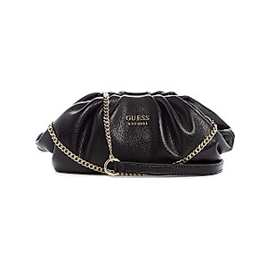 GUESS womens Lost Heaven Crossbody Clutch, Black, One size US