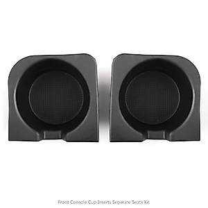 Winunite Replacements Compatible with Tacoma 2005-2015 Cup Holder Insert Rubber Replacement, Replaces OEM 66991-04012 & 66992-0401(Pack of 2)