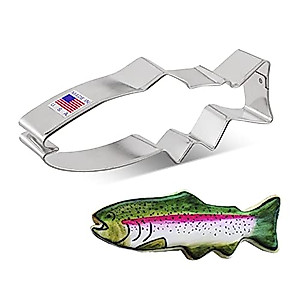 Fish Cookie Cutter 5" Made in USA by Ann Clark