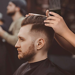 3 Pack Metal Hair Pick - CAREHOOD Wide Tooth Afro Pick for Men, Hair pick for Curly Hair for Women, Lift Pick Comb Tool for Wig Braid Detangle, Hair Styling