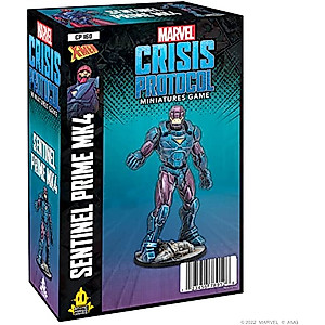 Marvel: Crisis Protocol Sentinel Prime MK4 Character Pack - Lead The Robotic Hunt for Mutants! Tabletop Superhero Game, Ages 14+, 2 Players, 90 Minute Playtime, Made by Atomic Mass Games