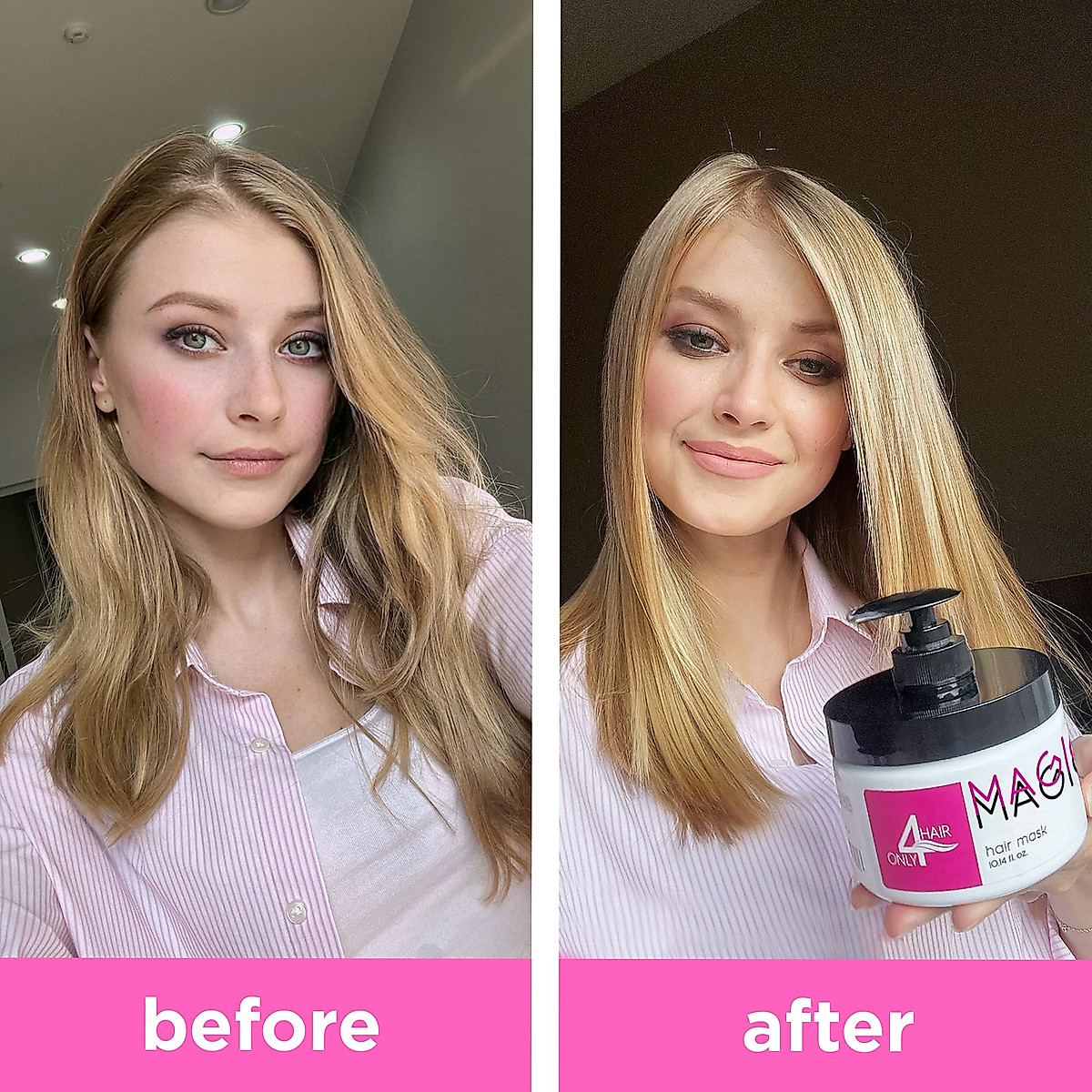 ONLY4HAIR Hair Repair Mask for Dry Damaged Hair Keratin Treatment Protein Argan Oil Deep Conditioning for Color Treated Hair Bleached Frizzy Split Ends Magic