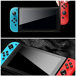 FYY (3 Packs Screen Protector Compatible with Nintendo Switch, Nintendo Switch Screen Protector Tempered Glass, HD Clarity Anti-Scratch Tempered Glass Film, 9H Hardness Screen Protector for Switch