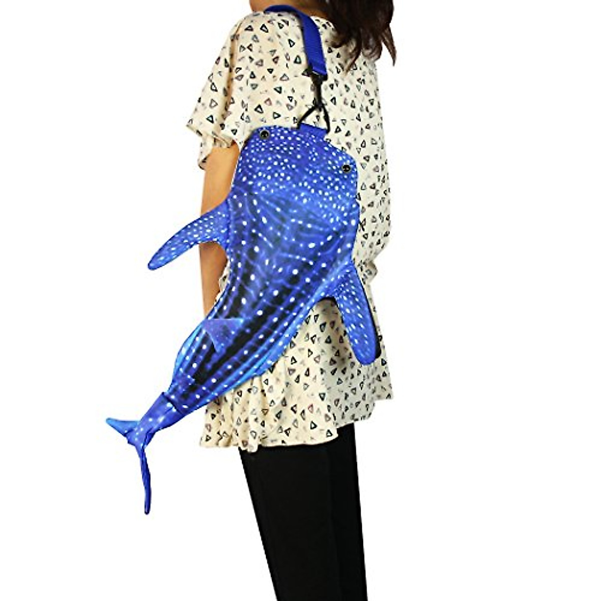 Pealra Whale Shark Bag, Blue/White, One Size