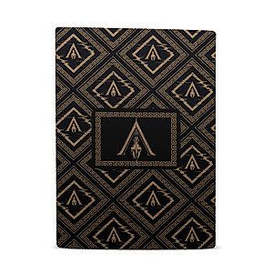 Head Case Designs Officially Licensed Assassin's Creed Grunge Black Flag Logos Vinyl Faceplate Sticker Gaming Skin Decal Cover Compatible With Sony PlayStation 5 PS5 Digital Edition Console