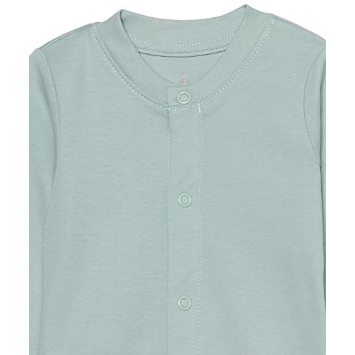 Amazon Essentials Unisex Babies' Organic Cotton Footless Coverall (Previously Amazon Aware), Pack of 2, Beige Bunny/Sage Green, 0-3 Months