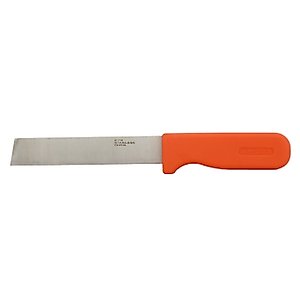 Zenport K116 Row Crop Harvest Knife, Produce, 6-Inch Stainless Steel Blade,Orange