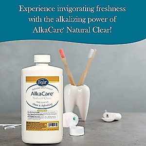 AlkaCare Natural Clear Mouthwash and Gargle, 16OZ.