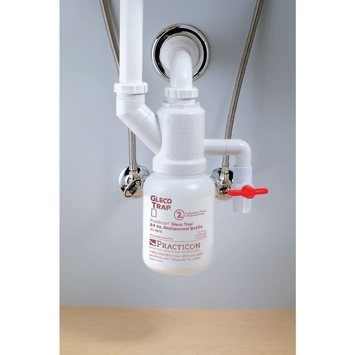 Practicon Gleco Trap System, Clay & Plaster Sink Trap Kit, 64 oz.