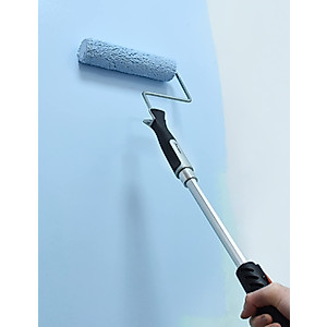 ROLLINGDOG Paint Roller Frame-Heavy Duty Paint Roller Frame,Paint Roller Handle, Smooth Roller Frame(9 inches x 1.5 inches)