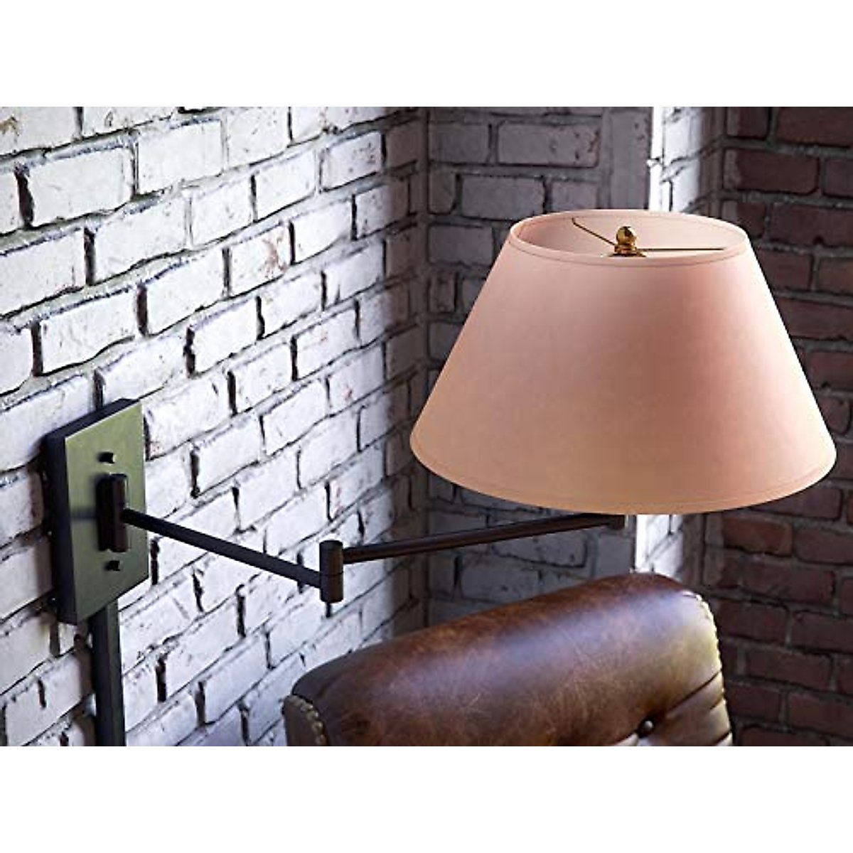 Kenroy Home 30110BLKP Simplicity Wall Swing Arm Lamp with Matte Black Finish, Modern Style, 14" Height, 15.5" Width, 25" Depth