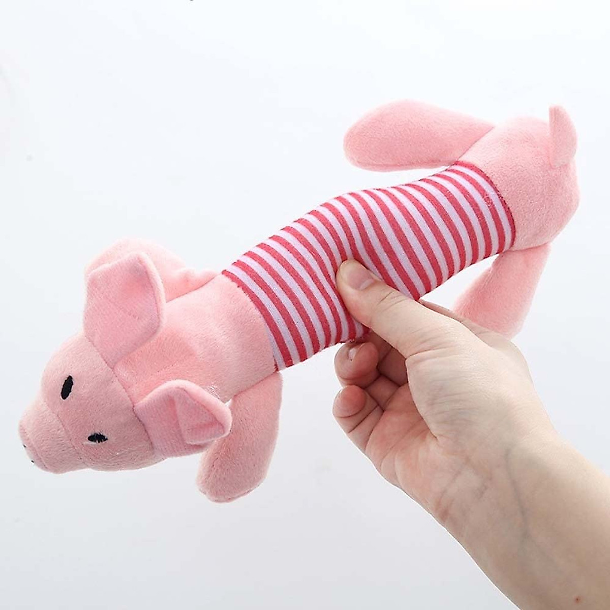 Dog Cat Fleece Toys Elephant Duck Pig Chicken Legs Pet Funny Plush Toys Fit for All Pets Popular Squeak Chew Sound Dolls