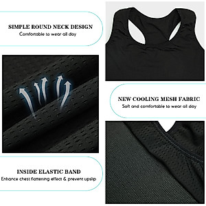 LODAY FTM Elastic Chest Binder Women Transgender Tomboy Trans Breathable Breast Binder Pullover Tank Top(Medium, Black)