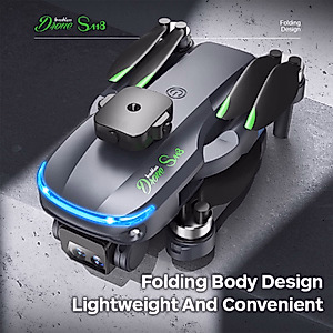 Rc Drones With Camera for Adults 4k & 1080p Mini Drone for Kids 8-12 with Headless Mode, Mobile Phone Control, Multiple Flight Modes, 2.4G Rc Plane Fpv Drone Remote Control Airplane Cool Stuff (Black)