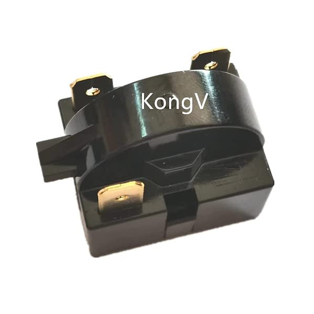 Compressor 4.7 Ohm 3-Pin PTC Starter/Start Relay and Overload Kit Compatible with Mini Fridges, Compact Refrigerators, Beverage & Wine/Beer Coolers, Deep Freezers, Beer/Wine Refrigerators