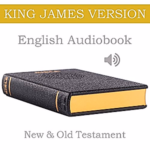 Talking Bible - Electronic Holy Bible Audio Player in English for Seniors, Kids and The Blind, Battery Powered, KJV (King James Version), Black