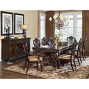 Homelegance Catalonia Dining Arm Chair (Set of 2), Cherry