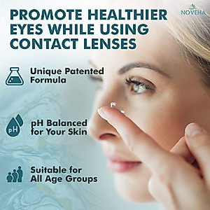 NOVEHA Eyelid and Lash Cleanser - Fast Acting Soothing Formula, Effective Relief from Irritation, Dry Eyes, Styes, Pure and Gentle Hypochlorous Acid Spray (4 Fl Oz (Pack of 1))