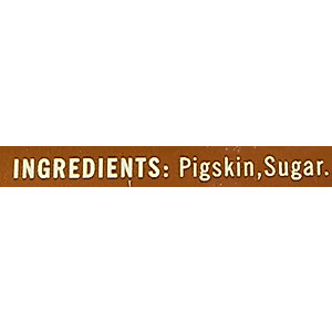 Pork Chomps Roasted Pork Skin Dog Chews, 6-inch Rib Shapes, 10 Count