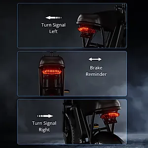 Electric Bike for Adults, 20" Fat Tires Ebikes, 48V 15AH Removable Battery, 750W Motor, 7 Speed Gears, Suspension System, Dual Disc Brakes, Beach, Mountain, Snow, City E Bike