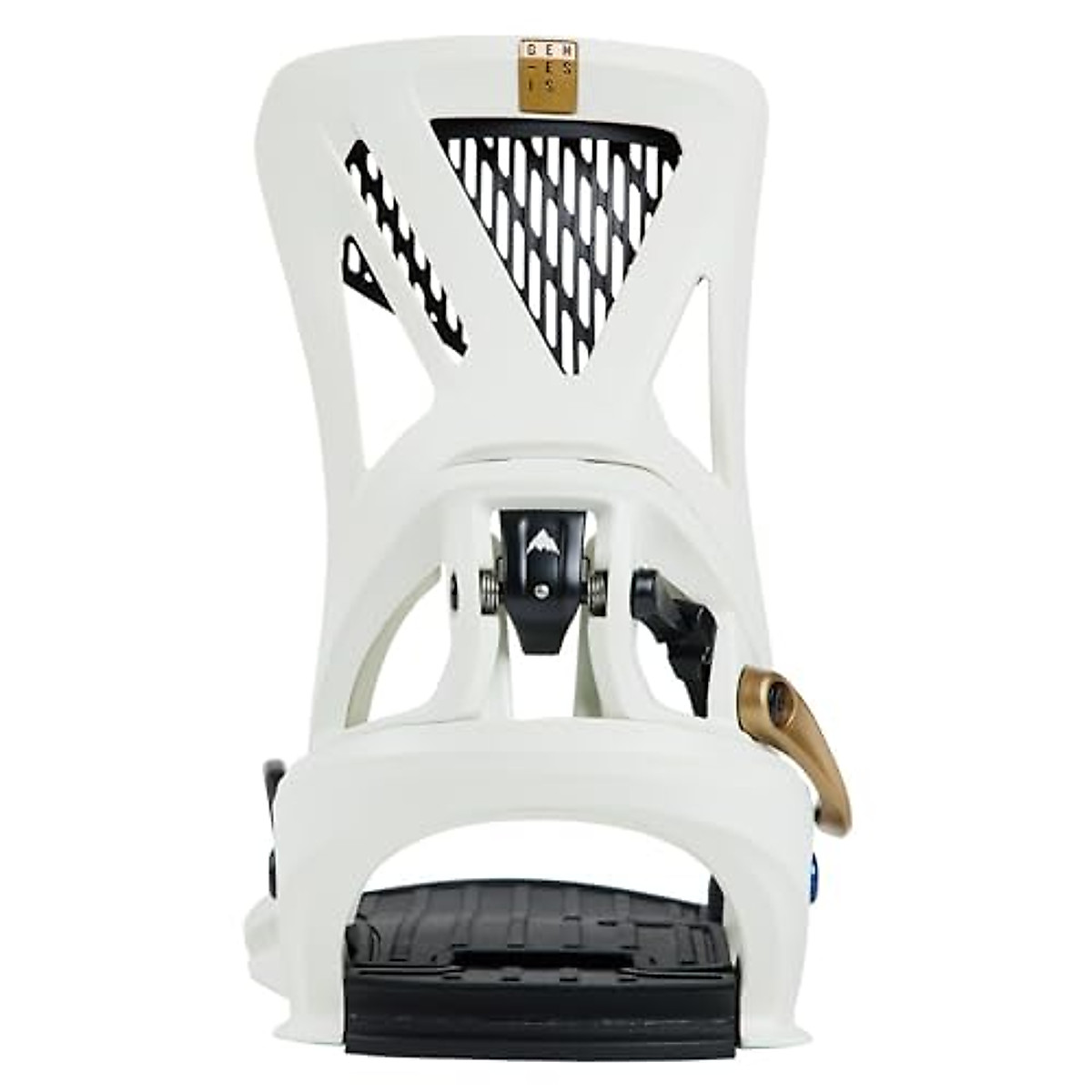 Burton Mens' Step On Genesis Re:Flex Snowboard Bindings (White/Gold, Medium (8.5-10.5))