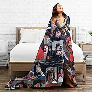 XUKE Georgenotfound Multifunctional Blanket Ultra-Soft Micro Fleece Blanket, Super Soft, Warm, Cozy, Plush, Fuzzy,for Couch, Sofa, Living Room Or Bed Suite for All Season (60'x50')