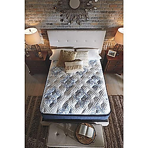 Signature Design by Ashley Mt Dana 16 Inch Eurotop Plush Mattress, CertiPUR-US Certified Foam, California King