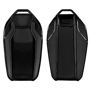kwmobile Key Cover Compatible with BMW - Black High Gloss