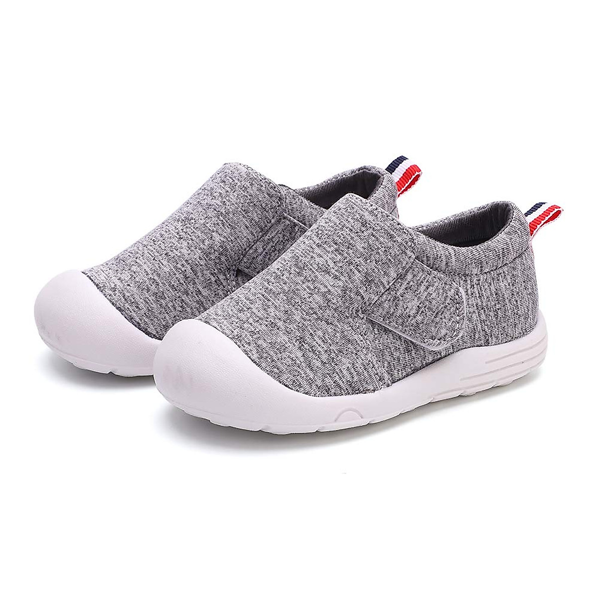 peggy piggy Baby Shoes Boy&Girl Infant Sneakers Non-Slip First Walking Shoes Breathable Mesh Shoes 12 Months(20313-gry-17)