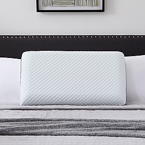 Weekender Gel Memory Foam Pillow – 1 Pack Standard Size – Ventilated - Washable Cover White