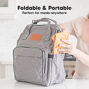 3-Pack Waterproof Baby Bibs for Eating - Lightweight Baby Bib with Food Catcher, Mess Proof Toddler Bibs, Waterproof Bibs for Baby Boys, Baby Girls, Feeding Bibs, Drool Bibs, Baby Food Bibs (Basics)