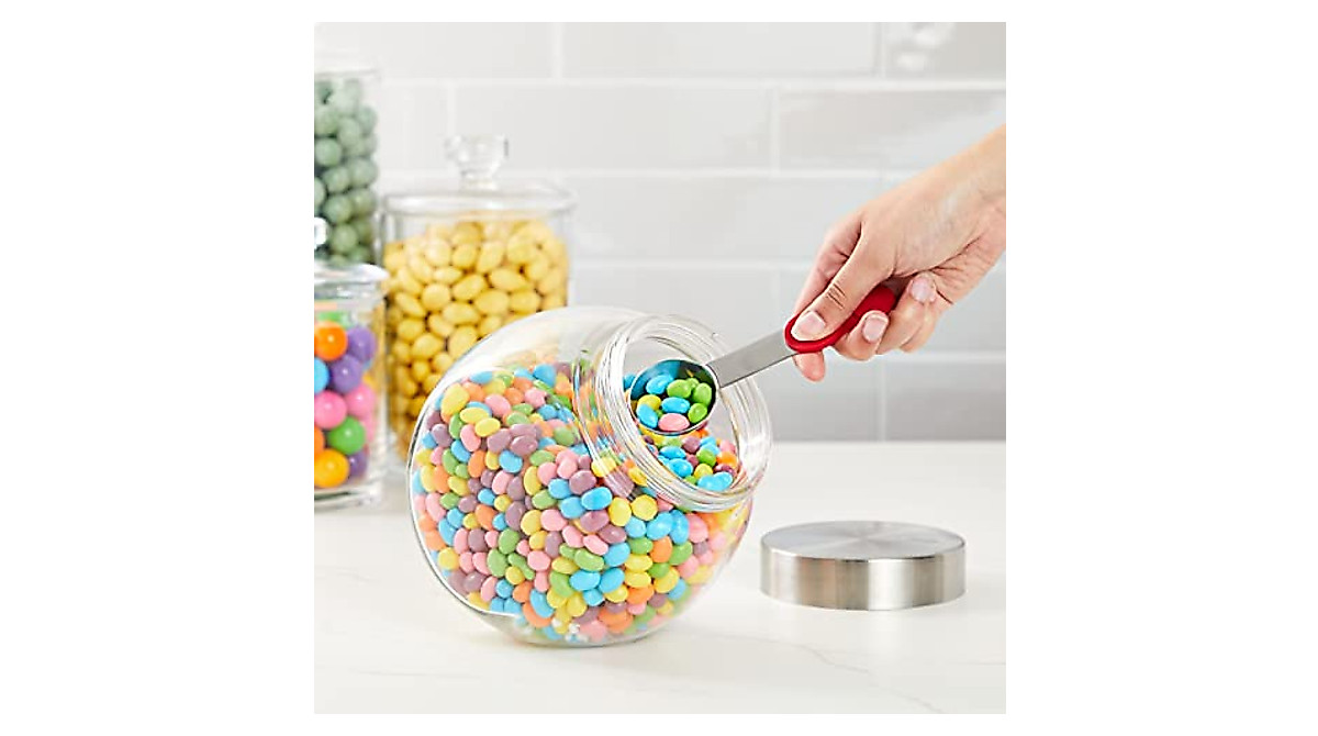 Glass Jar Candy Dispenser - Stylish Food Storage Solution