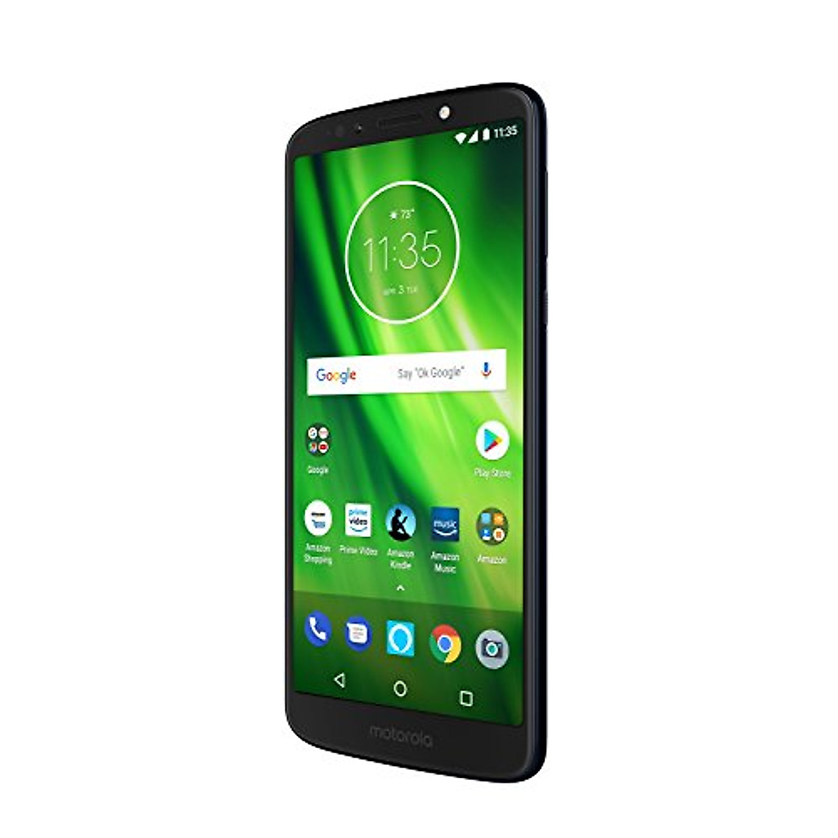 Moto G6 Play with Alexa Push-to-Talk – 32 GB – Unlocked (AT&T/Sprint/T-Mobile/Verizon) – Deep Indigo – Prime Exclusive Phone