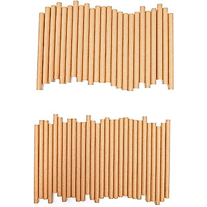 Bright Creations Mason Bee Nesting Tubes Refills (8mm & 10mm, 100 Pack, 50 Each)