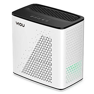 YIOU Air Purifiers for Home Large Room up to 547 ft², H13 True HEPA Air Filter 20dB Air Cleaner Odor Eliminator for Allergies Smoke Dust Pollen, Black