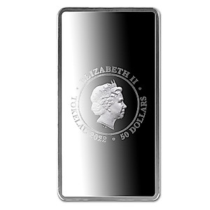 2022 1 kg Tokelauan Silver Bar Goddess Europa Coin Brilliant Uncirculated (BU - Paperweight) with Original Mint Box Packaging & Certificate of Authenticity $50 Mint State