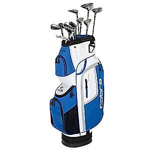 Cobra Golf Fly-XL Complete Golf Set-Graphite RH Cart Bag, BlackBlue