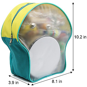 ATDAWN Kids Musical Instruments, 15 Types 22pcs Wood Percussion Xylophone Toys for Boys and Girls Preschool Education with Storage Backpack