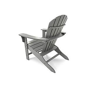 Trex Outdoor Furniture Yacht Club 3-Piece Shellback Adirondack Chair Set with Side Table
