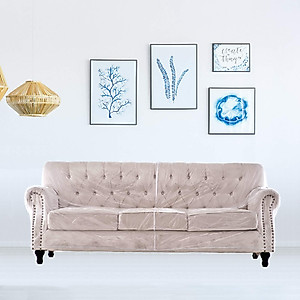 Swanna Plastic Thicker Clear Heavy-Duty Waterproof Sofa/Couch Cover - Protection Against Pets/Dog Clawing, Vinyl Sofa Slipover Furniture Protection for Storage and Moving (Sofa-1 Pack)