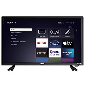 RCA 24-inch Flat Screen 720p Roku Smart LED TV - RTR2461, 2022 Model