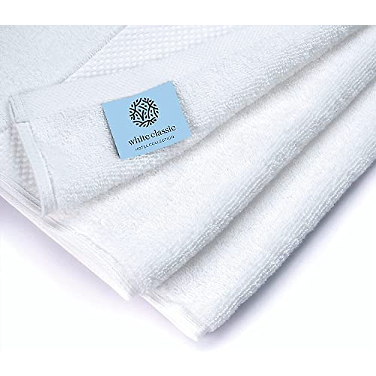 Luxury White Bath Towels Extra Large | 100% Soft Cotton 700 GSM Thick 2Ply Absorbent Quick Dry Hotel Bathroom Towel | 27x54 Inch | White | Set of 4
