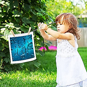 Blueangle 6 Pack Sea Shark Washcloths Set - Highly Absorbent Pure Cotton Wash Clothes - Soft Fingertip Towel for Bath, Spa（216）