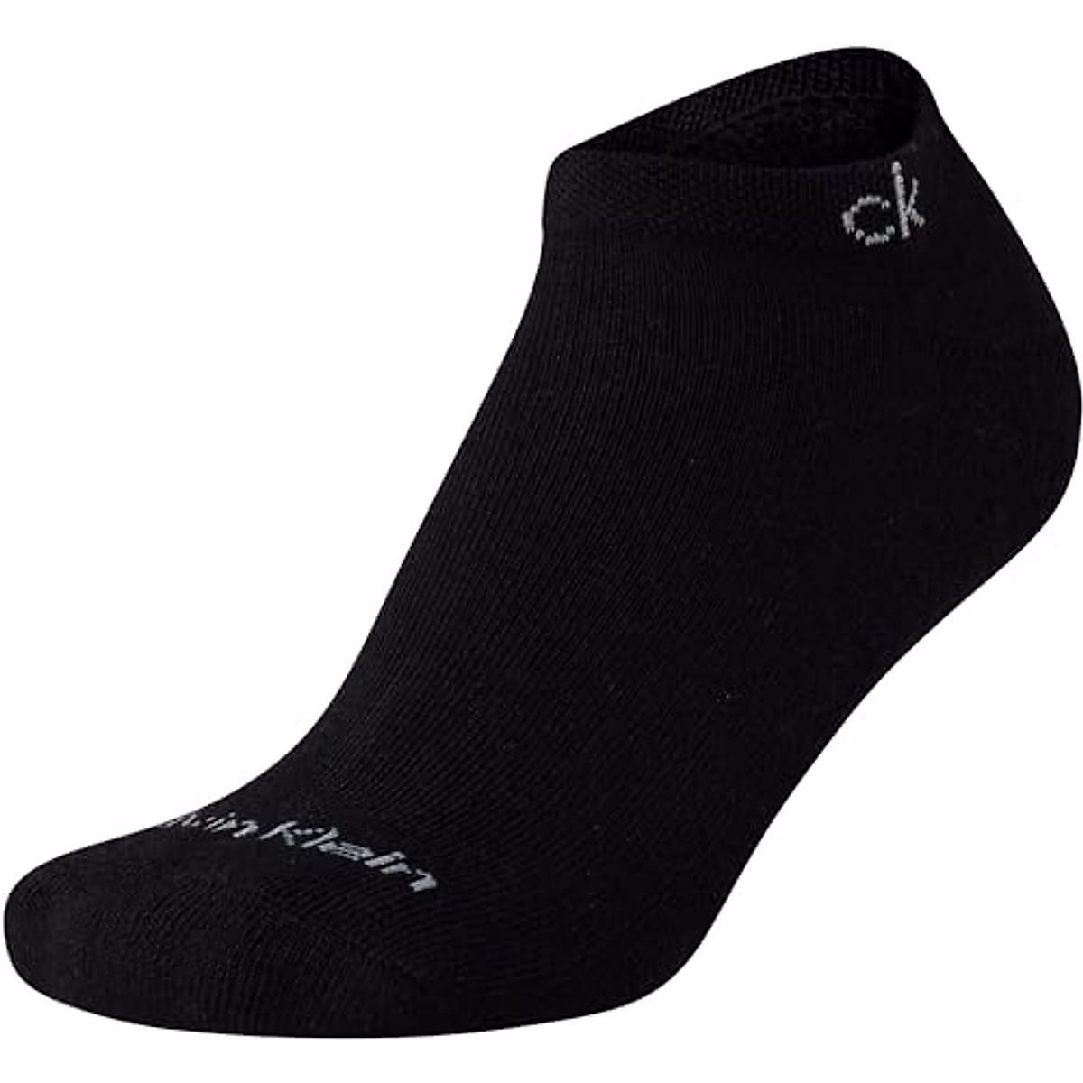 Calvin Klein Women's Athletic Socks - Lightweight Performance No Show Socks (12 Pack), Size Shoe Size: 4-10, White/Black