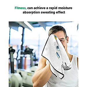 ARTSHOWING Laundry Washing Machine Golf Towel 24x16in, Absorbent Water Quick Dry Microfiber Golf Towel with Clip, Soft Sports Towel Golf Accessory for Men Women, Gift for Golf Fan,